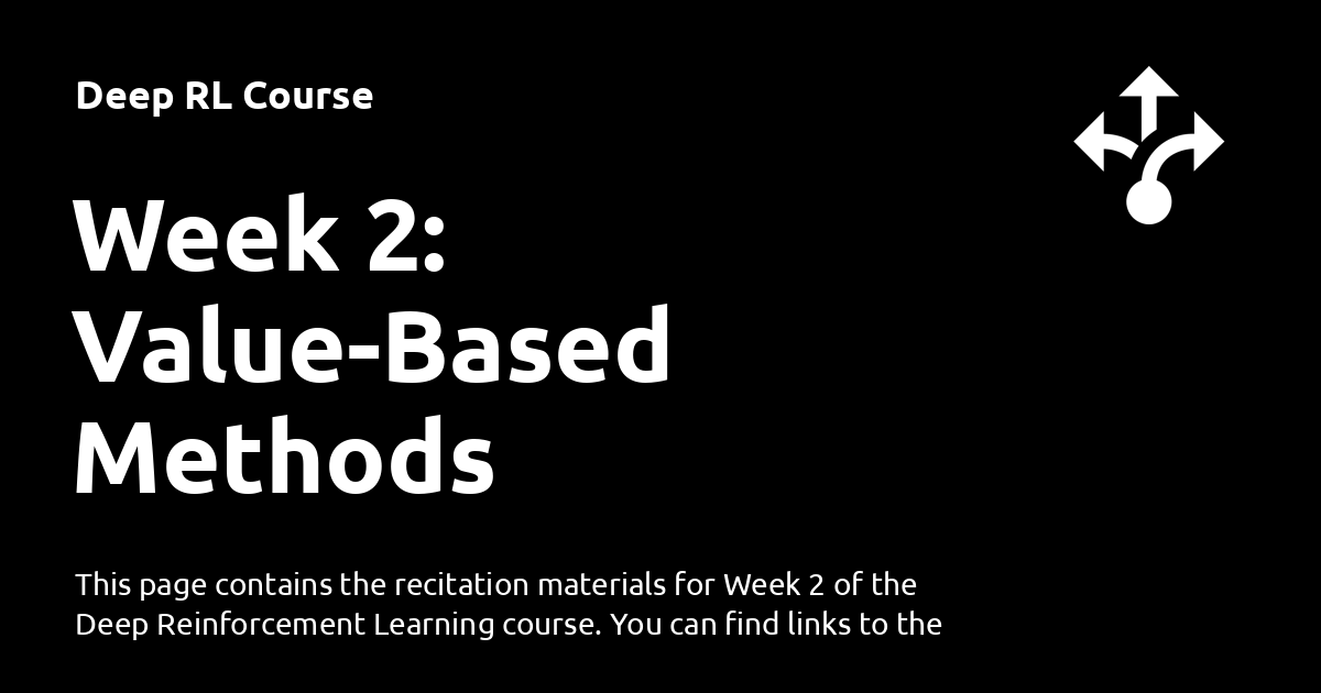 Week 2: Value-Based Methods - Deep RL Course